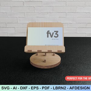 Tensegrity Card Holder Laser Cut Files: Floating Business Card Display ...