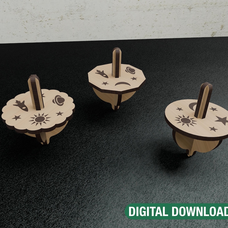 Spinning Tops Toy - Etsy UK