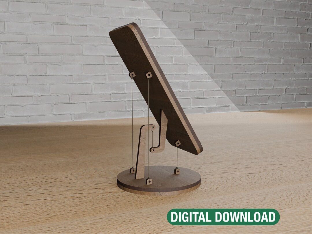 Floating Phone Stand Laser Cut Files: DIY Desk Decor (digital Download ...