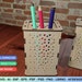 Pen Holder - 3 Models - SVG Laser Cut Files Digital Download. Ideal ...