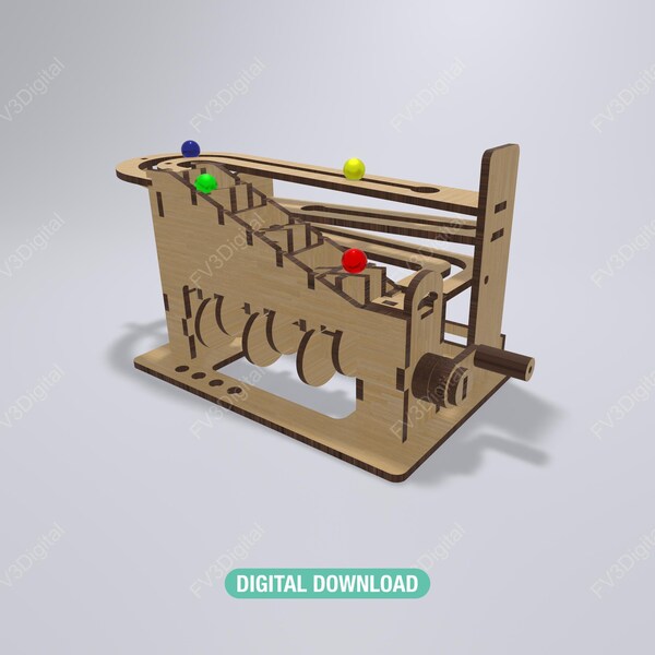 Laser Cut Marble Run - Etsy
