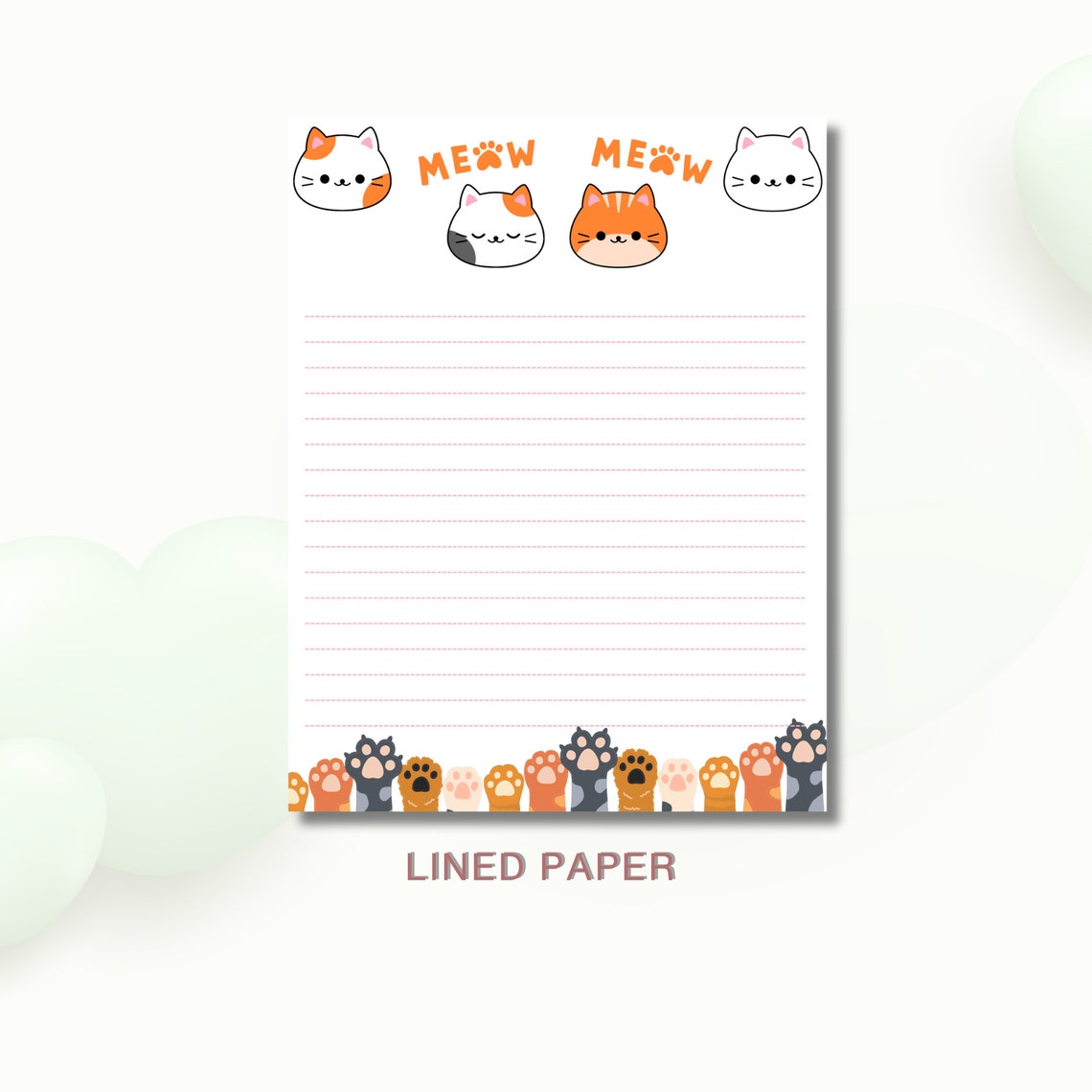 Printable Stationery Printable Writing Paper Printable - Etsy
