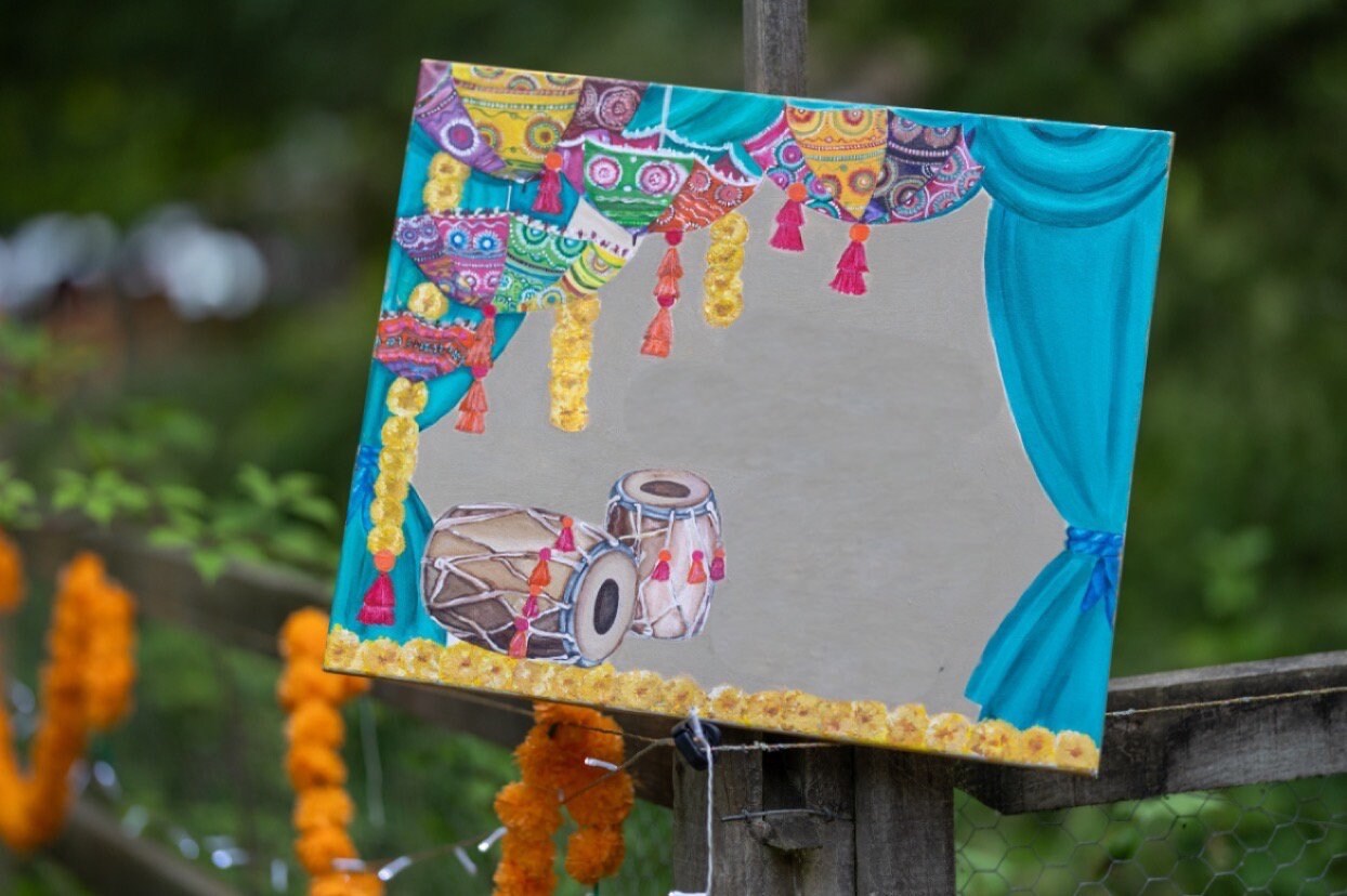 Custom Desi Painted Wedding Sign - Etsy