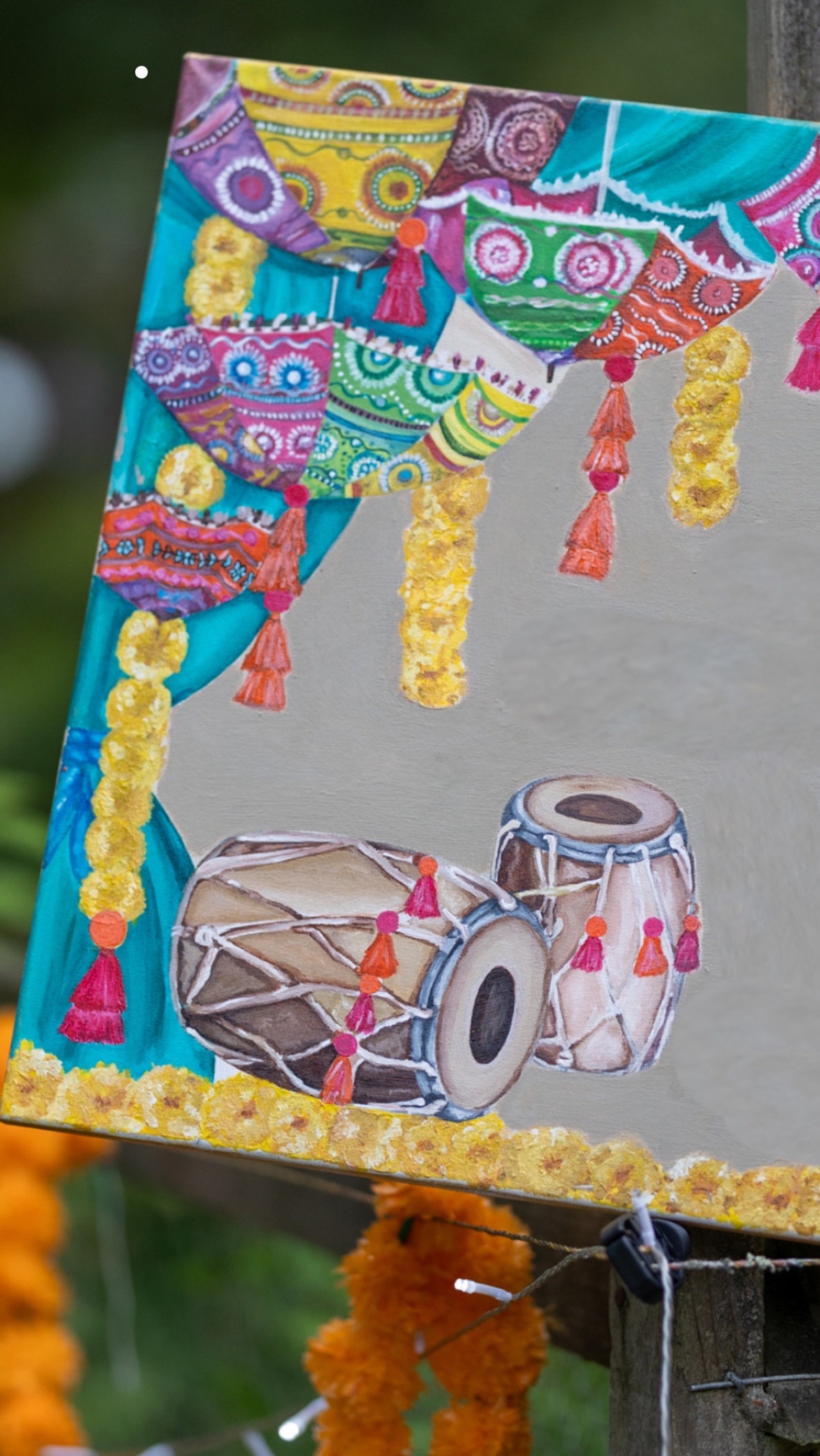 Custom Desi Painted Wedding Sign - Etsy