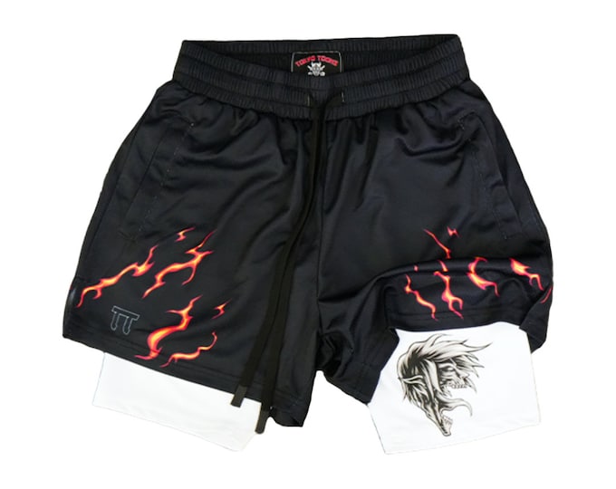 Eren Yeager Shorts AOT Shorts Attack on Titan Anime Gym Shorts for Men ...
