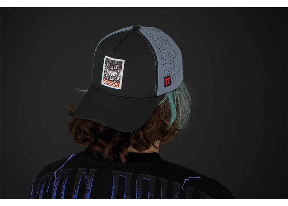 Berserk Quick Dry Laser Cut Baseball Cap, 3D Anime Embroidery Design ...