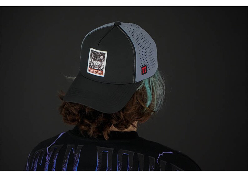 Berserk Quick Dry Laser Cut Baseball Cap, 3D Anime Embroidery Design ...