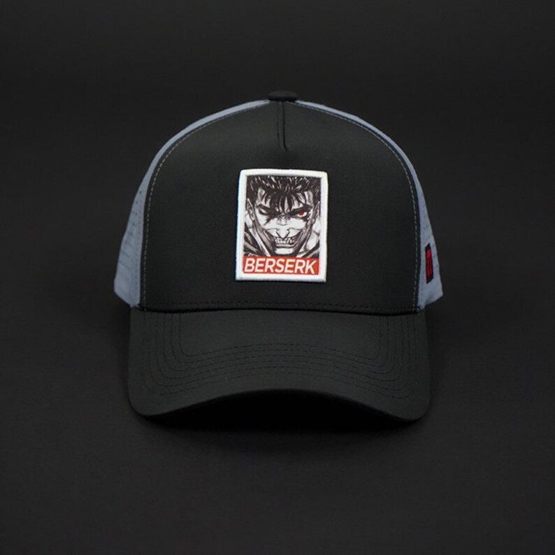Berserk Quick Dry Laser Cut Baseball Cap, 3D Anime Embroidery Design ...