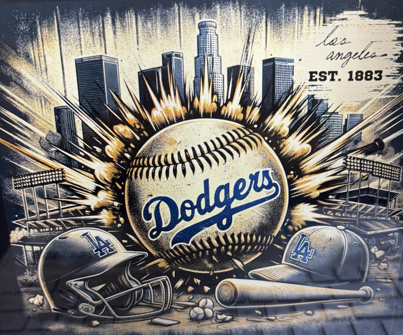 Los Angeles Dodgers 20oz Tumbler Cup - Etsy