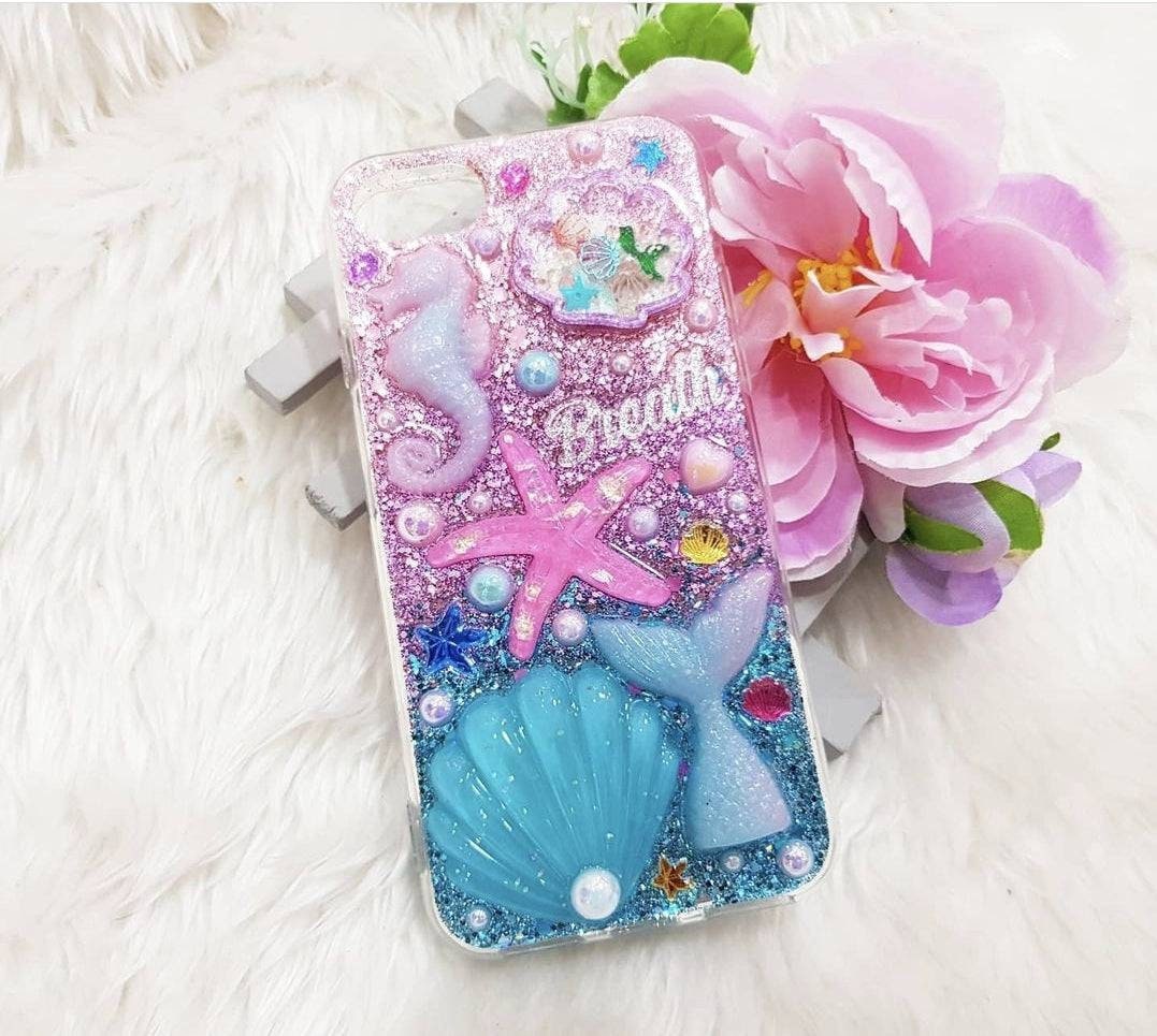 Mermaid Theme Phone Case, Ocean Theme Phone Case for iPhone and Samsung ...