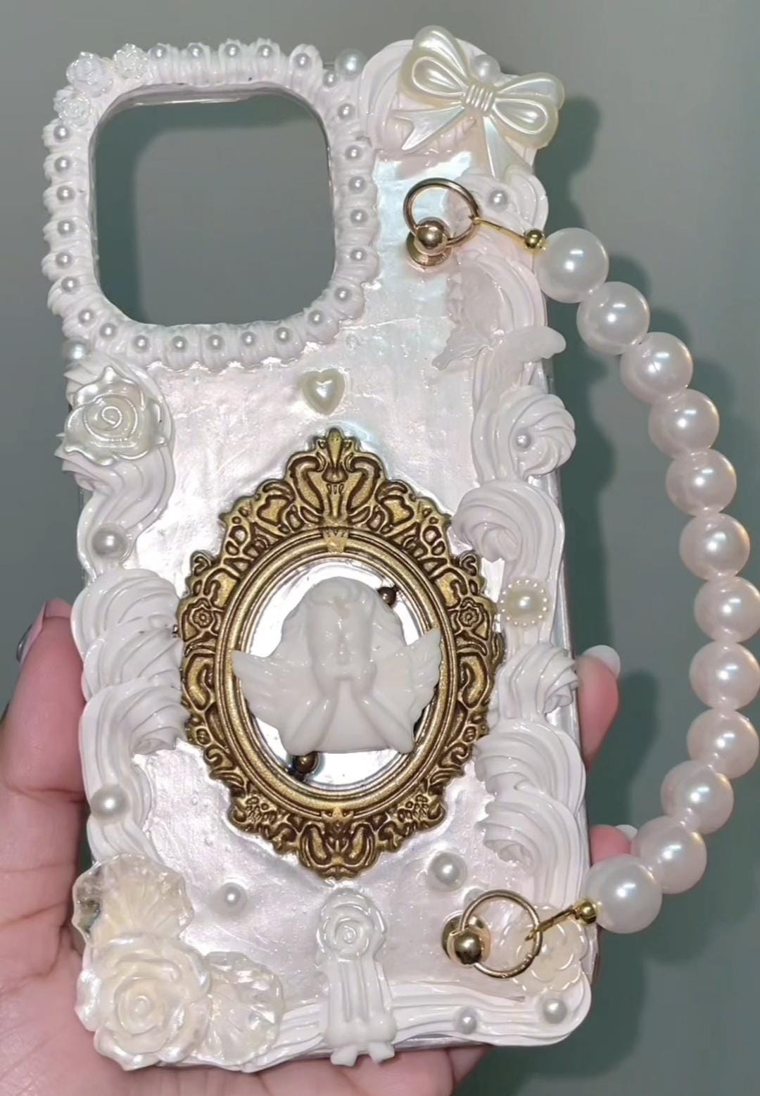 Luxury Decoden Baroque Style Phone Case | Decoden Case for iPhone and ...