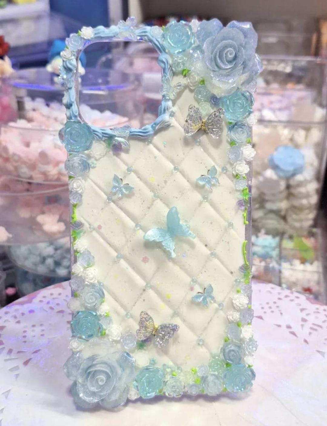 Luxury Decoden Rococo Style Flowers Phone Case for iPhone and Samsung ...