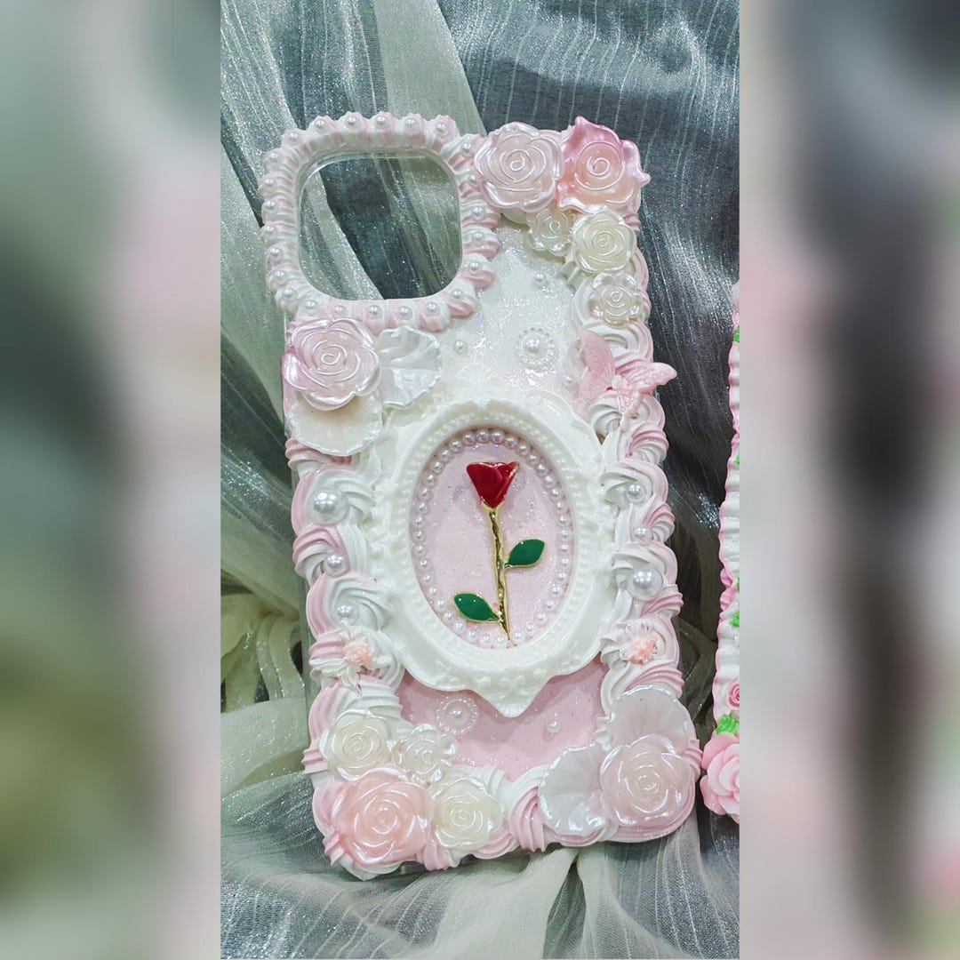 Luxury Decoden Baroque Style Phone Case | Decoden Case for iPhone and ...