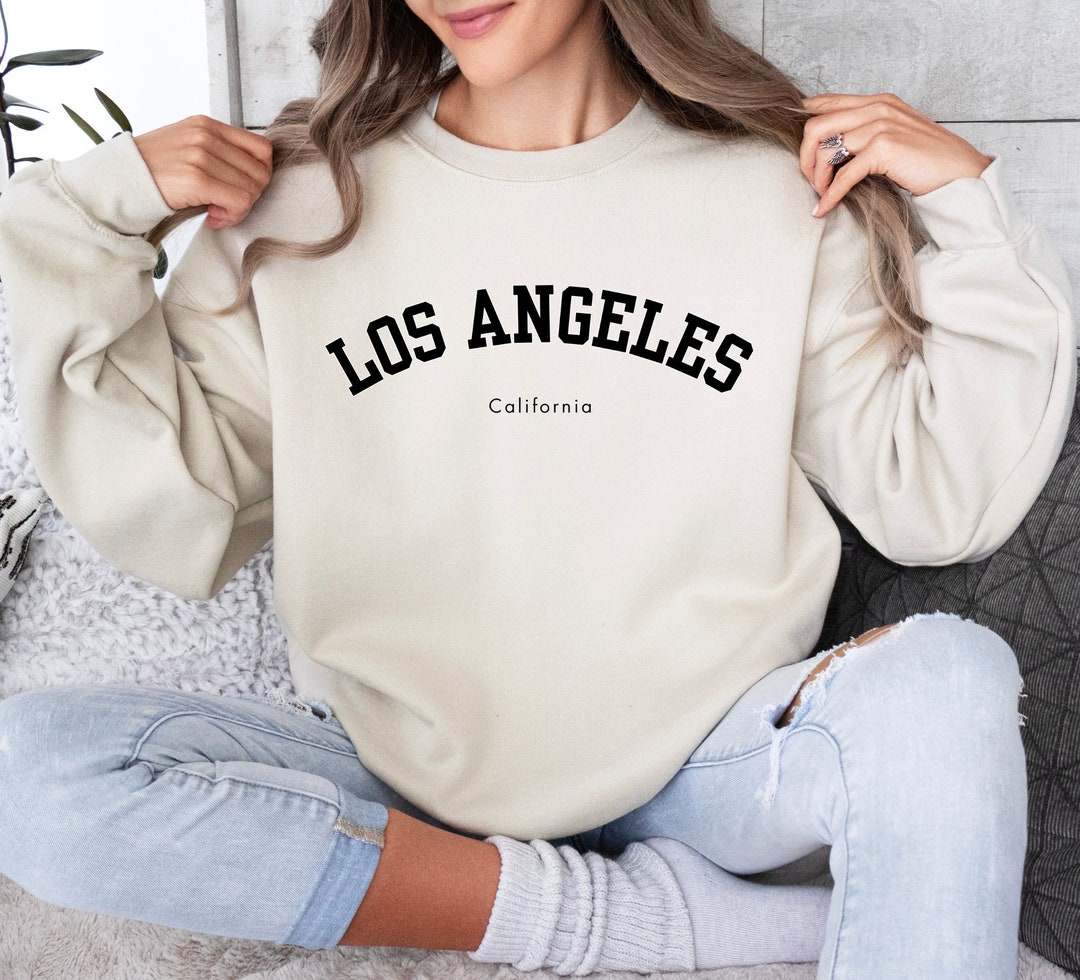 Los Angeles Sweatshirt, Los Angeles California Crewneck, Moving to Los ...