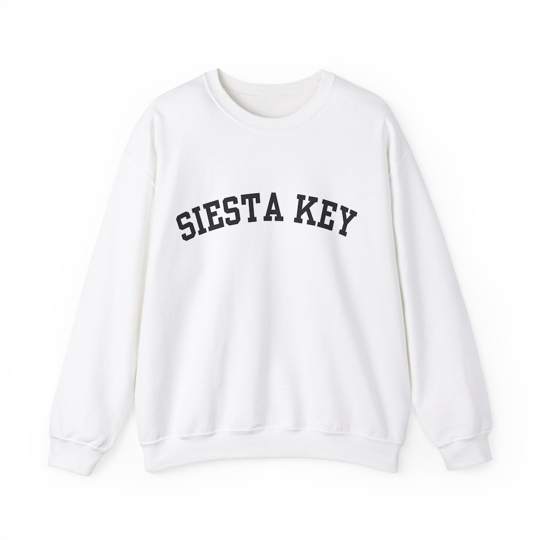 Siesta Key Sweatshirt, Trendy Siesta Key Sweatshirt, Siesta Key Florida ...