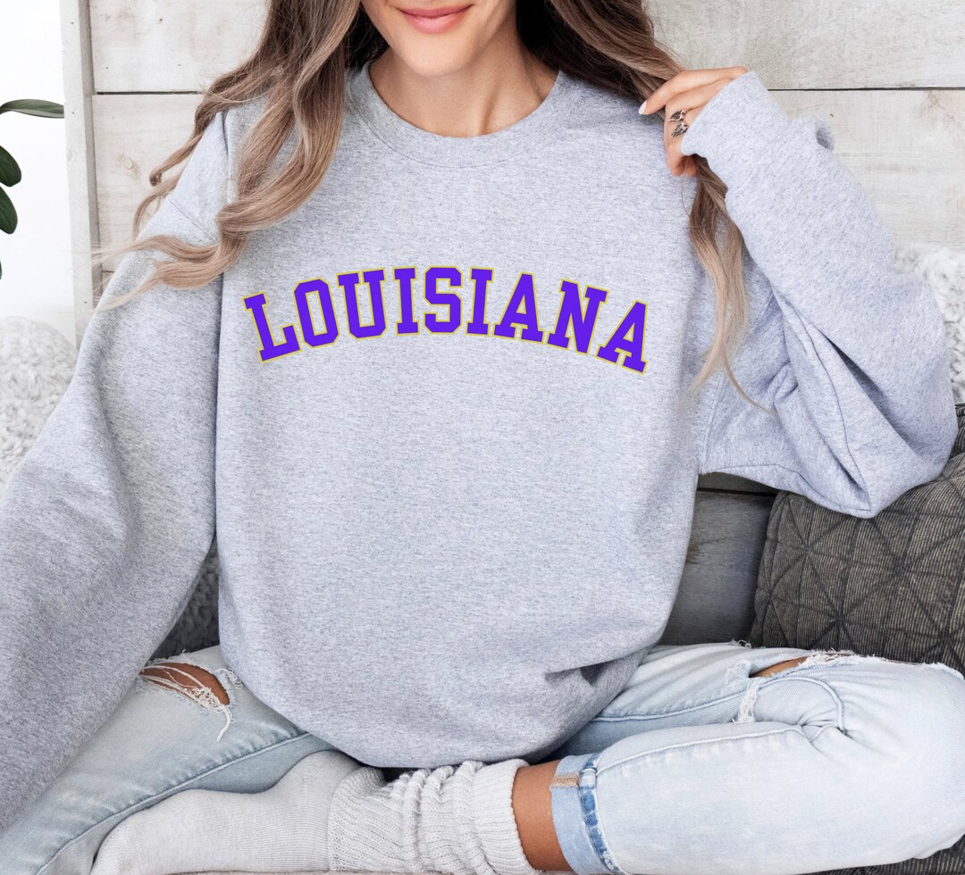 Louisiana Sweatshirt, Louisiana Crewneck, Home State Shirt, Louisiana ...