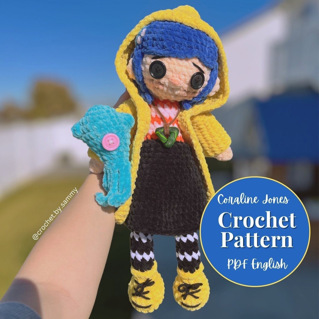 Crochet Pattern Coraline Doll - Etsy