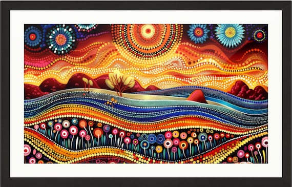 Easy Aboriginal Dot Art