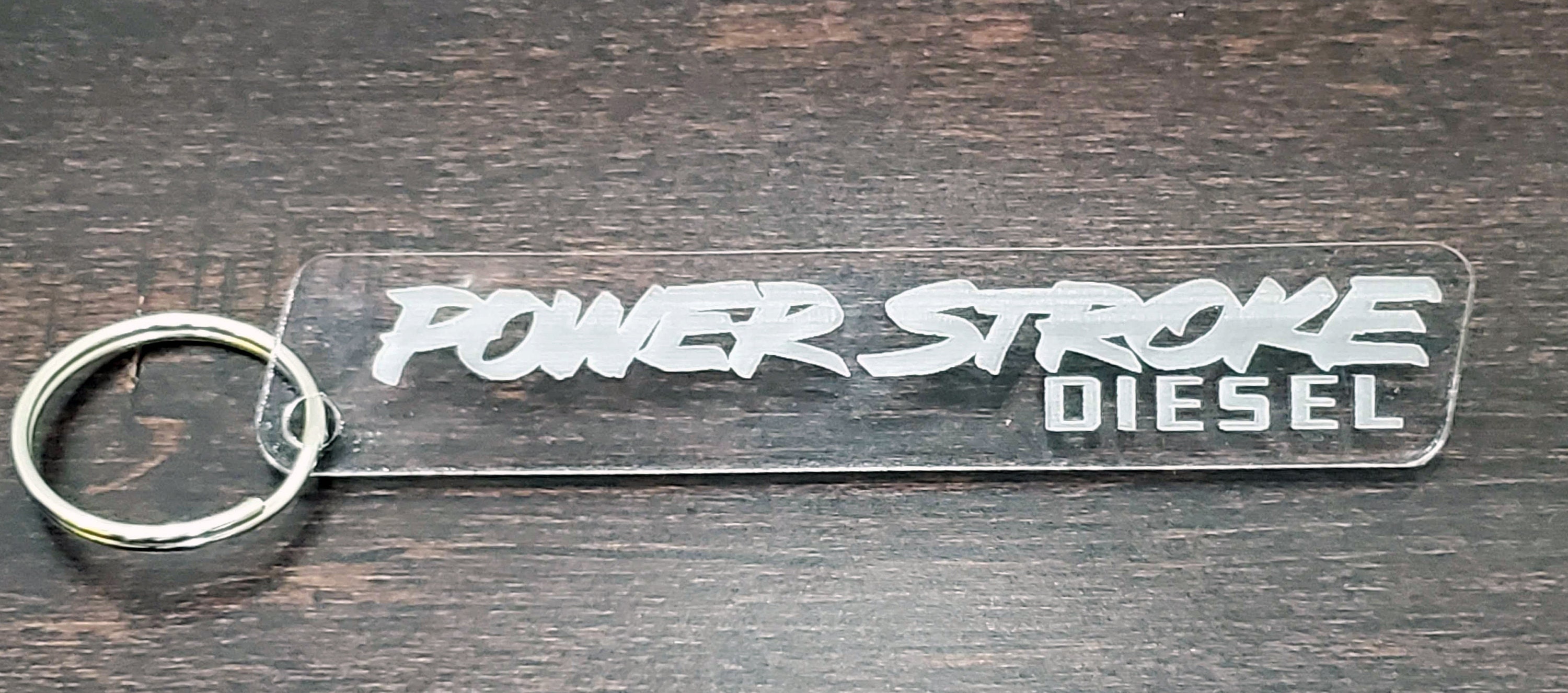 Power Stroke Diesel Keychain - Etsy
