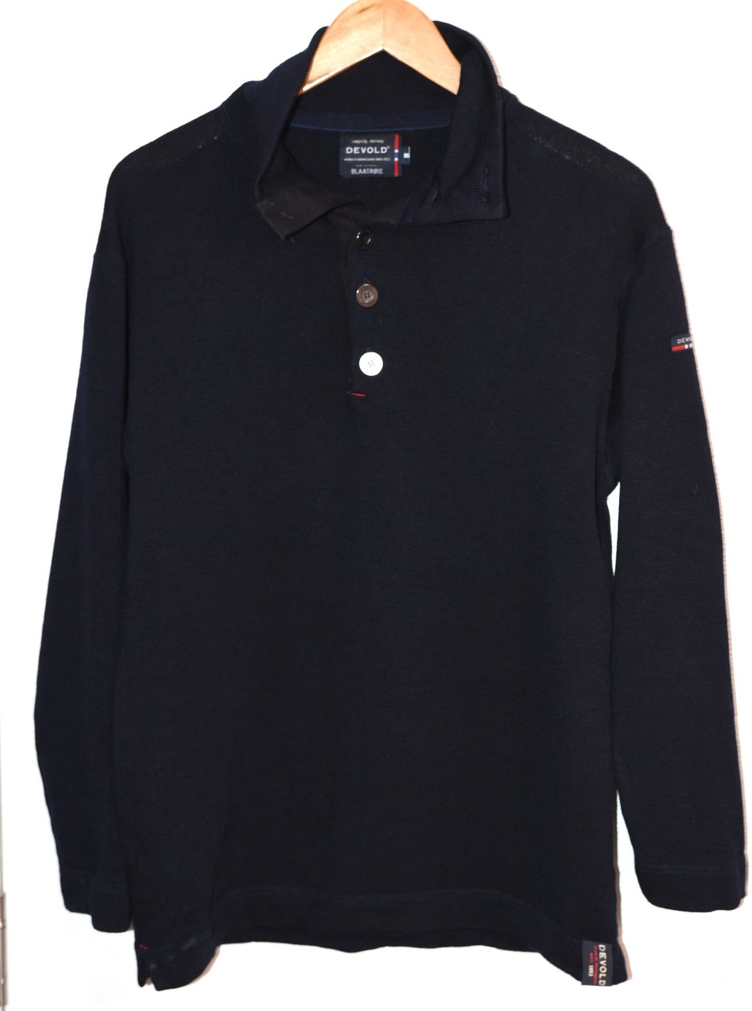 DEVOLD BLAATROIE Mens 100% Pure Wool Sweater Jumper Size M - Etsy