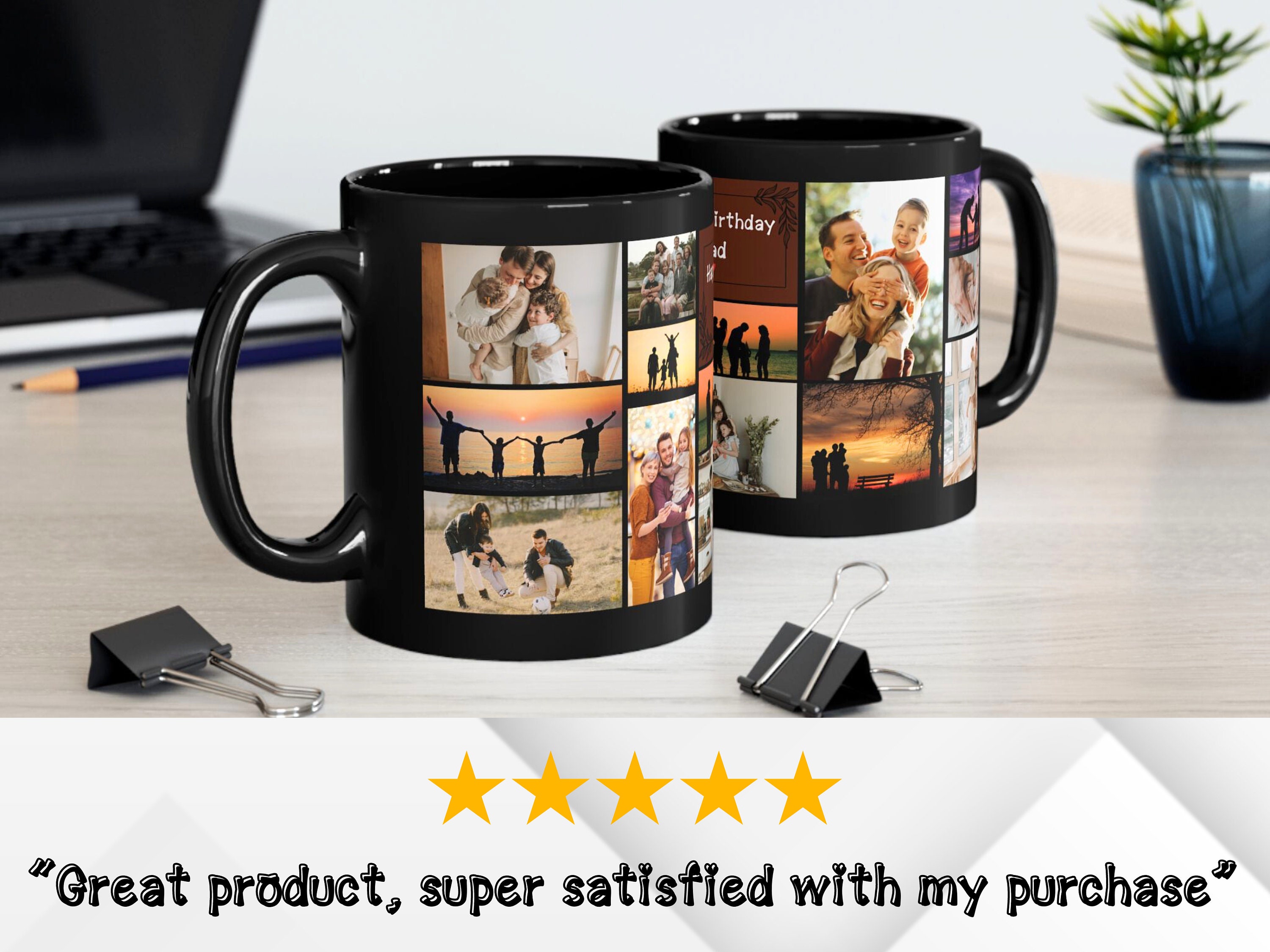 Custom Mug With Family Photos Perfect Gift for Father, Mother, Children ...