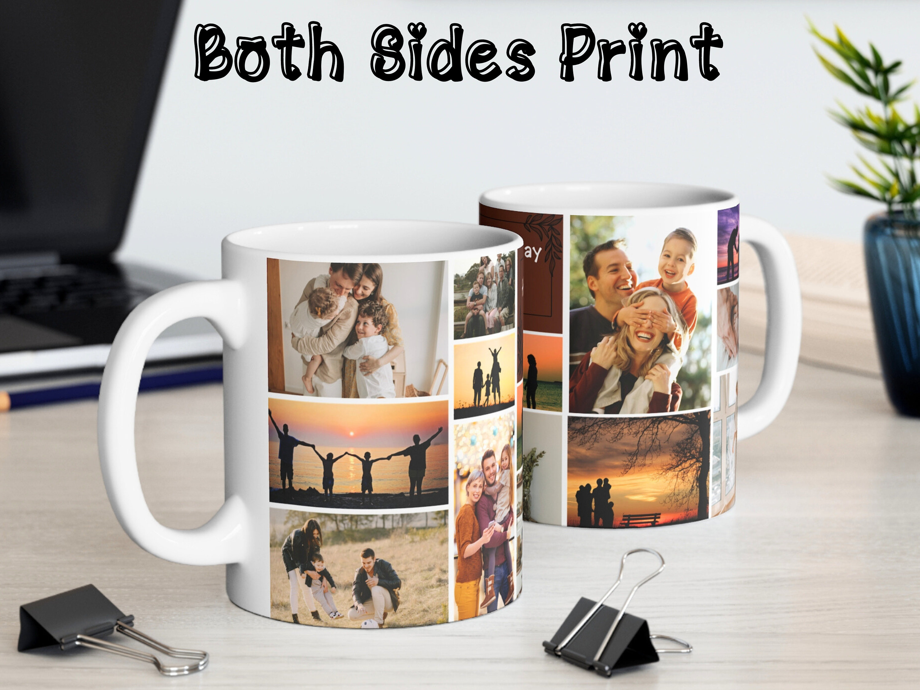 Custom Mug With Family Photos Perfect Gift for Father, Mother, Children ...