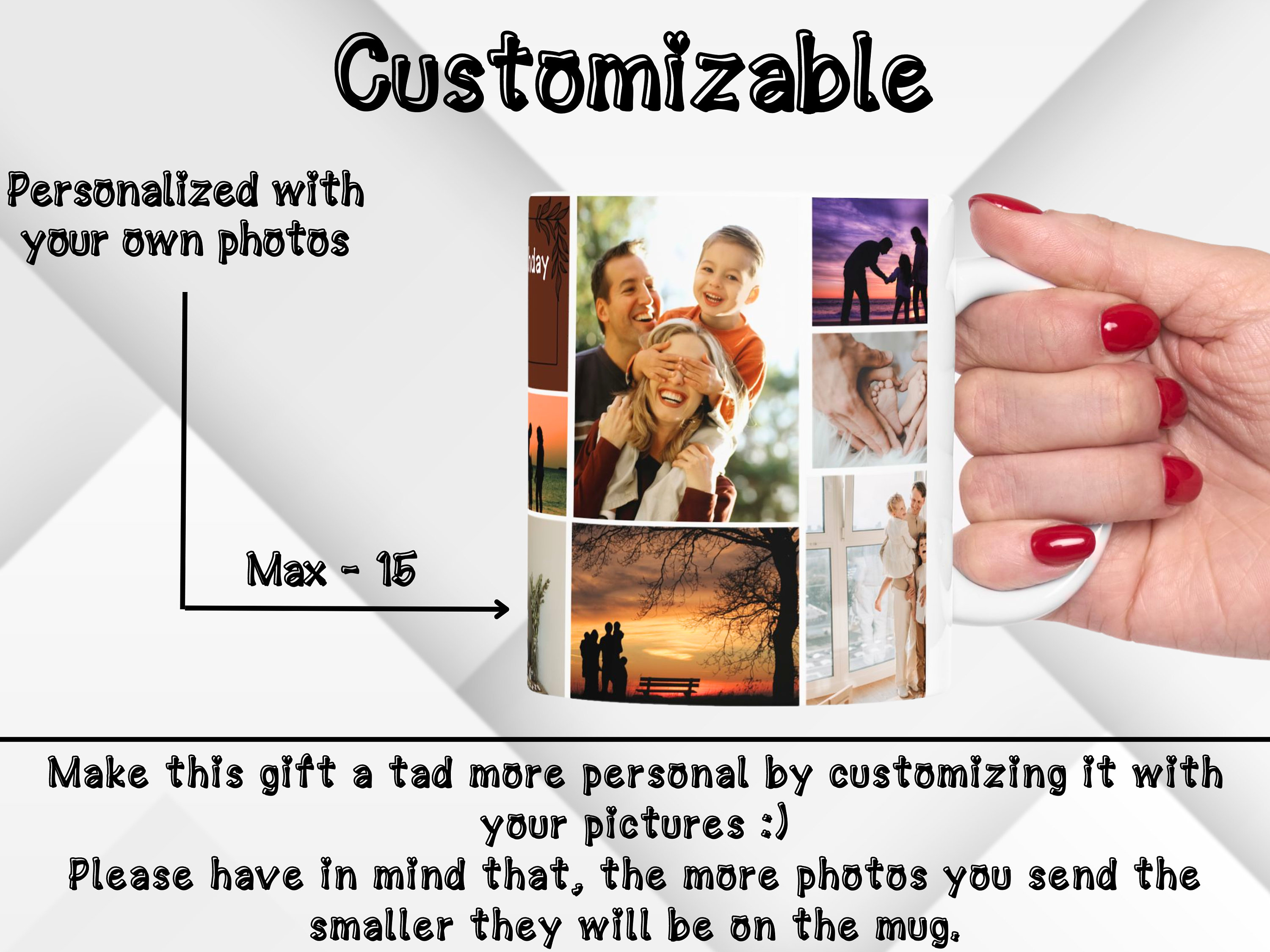 Custom Mug With Family Photos | Perfect Gift for Father, Mother ...