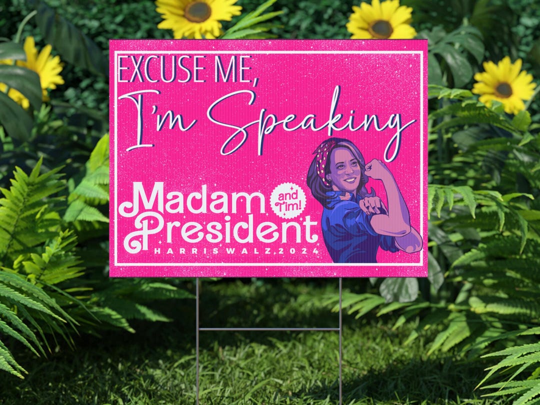 We Are Not Going Back Kamala Yard Sign, Yard Sign Feminist, 2024 ...