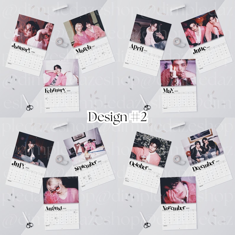 Stray Kids 2026 Wall Calendar - 12 Month Calendar W/ Member Birthdays ...