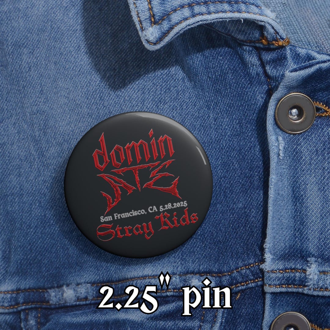Stray Kids Dominate Tour Pins - Custom Pin Buttons, SKZ Tour Merch ...