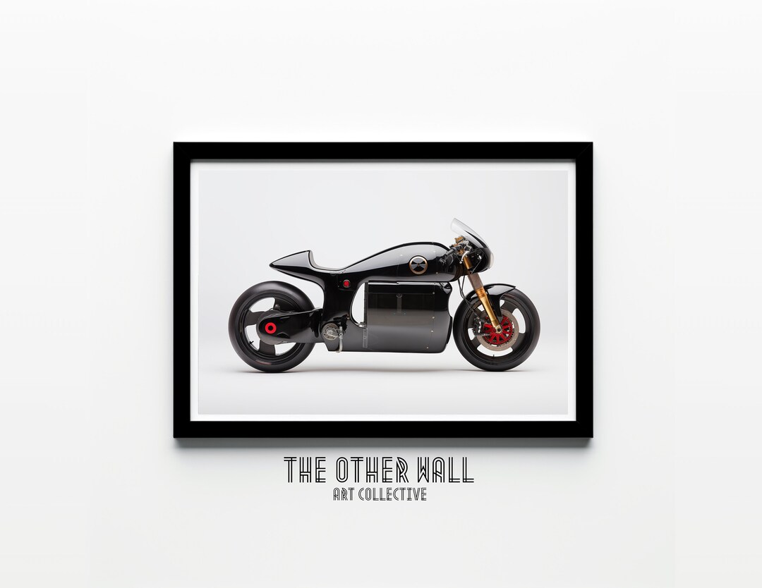 Dieter Rams & Gucci Inspired Electric Bike Digital Art, Minimalistic ...