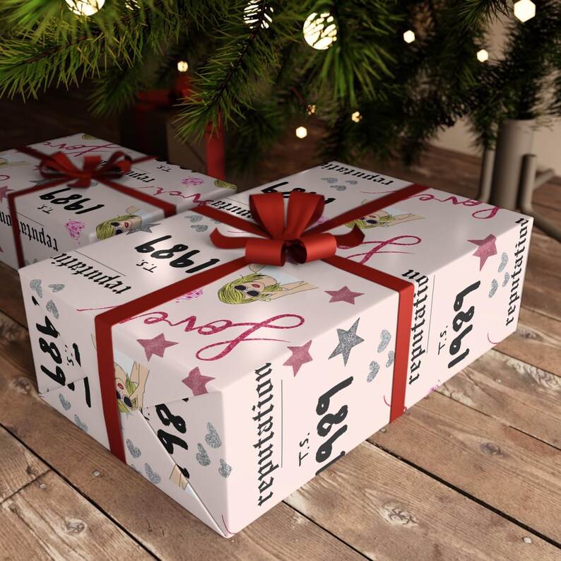 Taylor Swift Wrapping Paper Birthday Christmas Swiftie Wrapping Paper ...