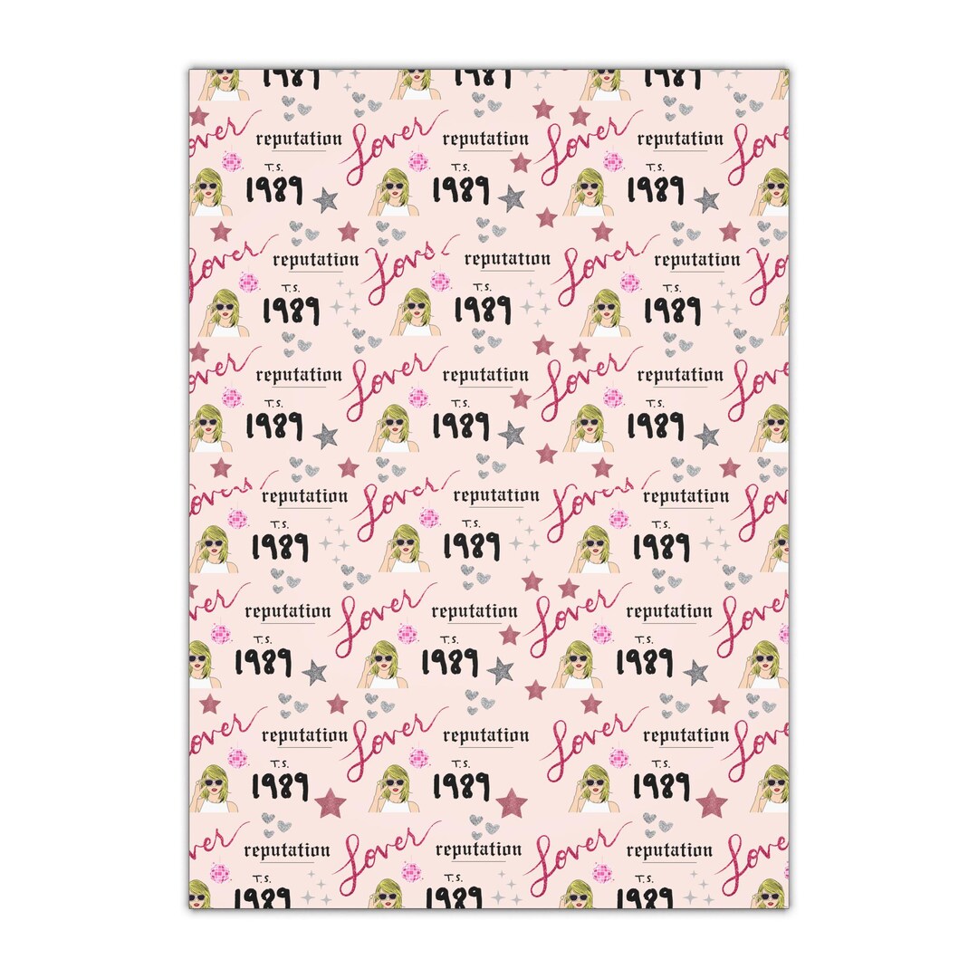 Taylor Swift Wrapping Paper Birthday Christmas Swiftie Wrapping Paper ...