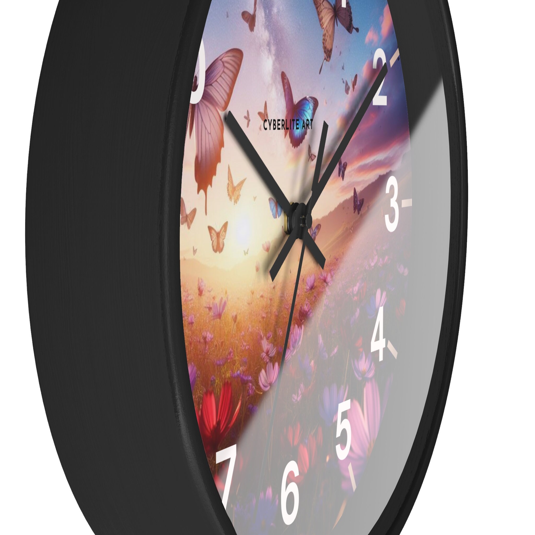 Colorfully Customized Wall Clock Personalize the Hands and Base Colors ...