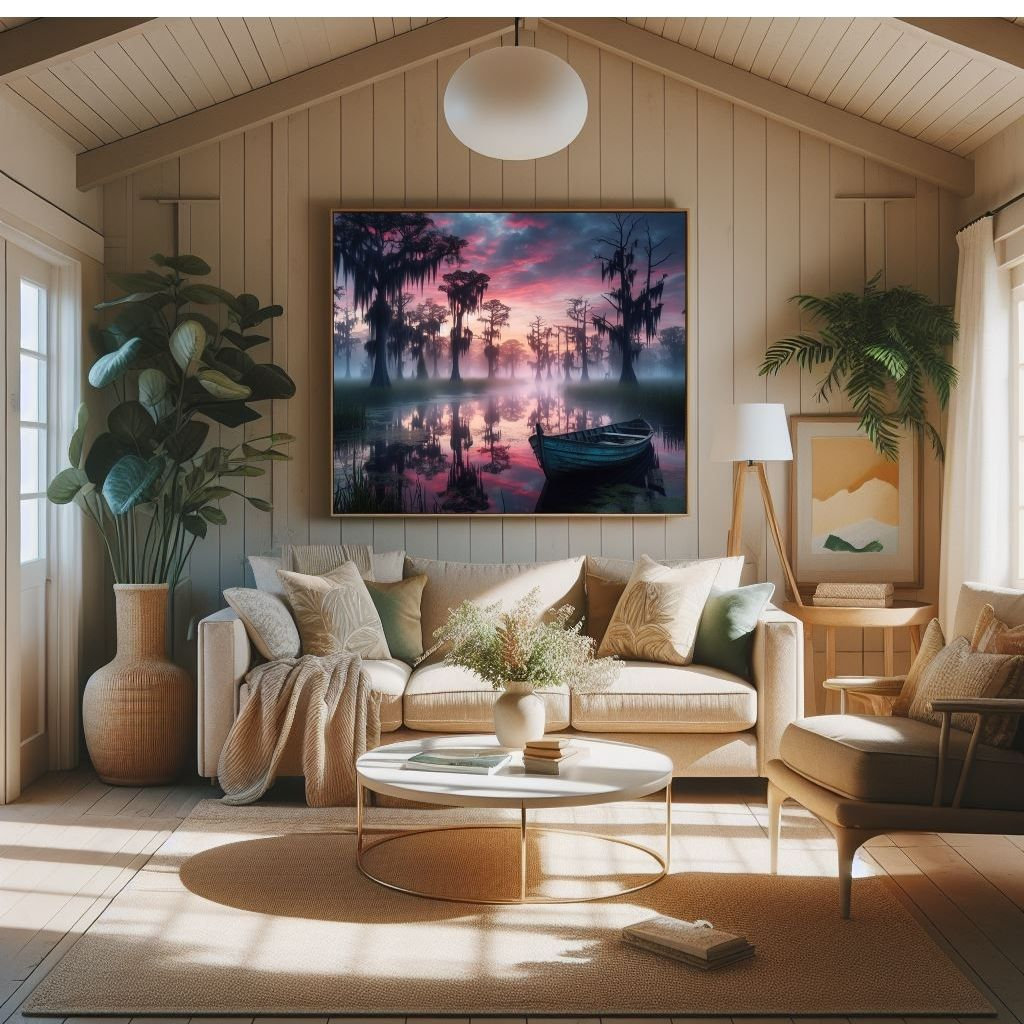 Printable Louisiana Art No. 27-101, Louisiana Bayou Country, Inner ...