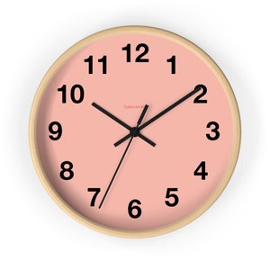 Colorfully Customized Wall Clock Personalize the Hands and Base Colors ...