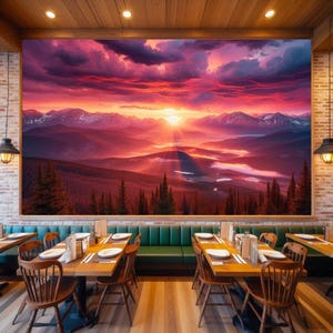 9-279 | Mountain Landscape Art | Purple Mountain Majesties ...