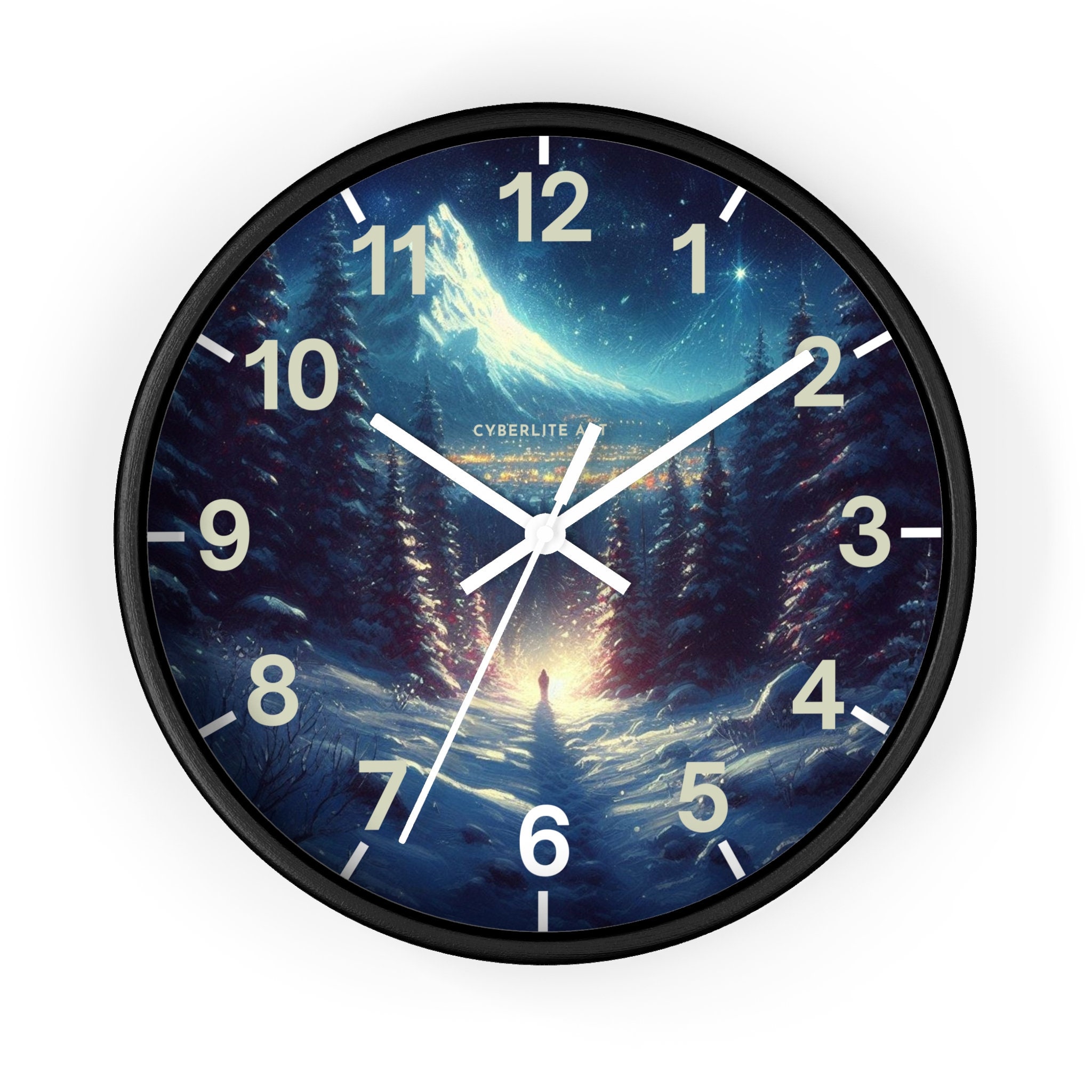 Colorfully Customized Wall Clock Personalize the Hands and Base Colors ...