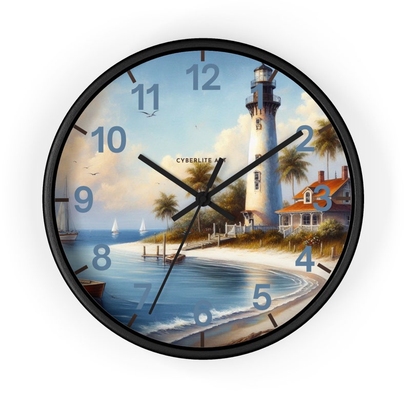 Colorfully Customized Wall Clock Personalize the Hands and Base Colors ...