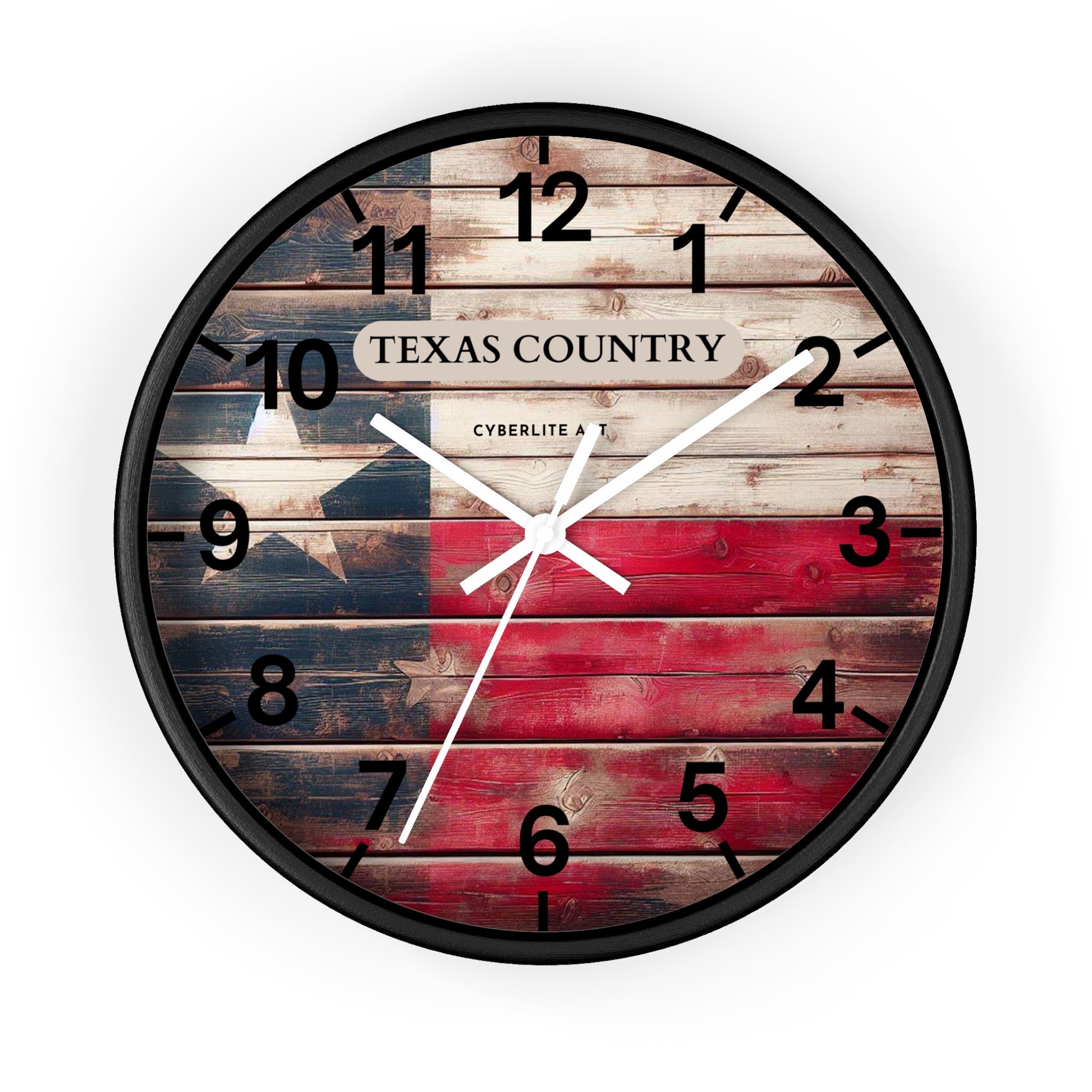 Colorfully Customized Wall Clock Personalize the Hands and Base Colors ...