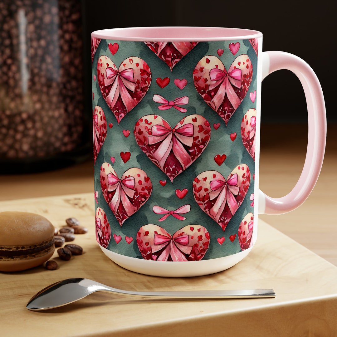 Elevate Your Morning Ritual With Our Two-tone 15oz Mugs. They Feature ...