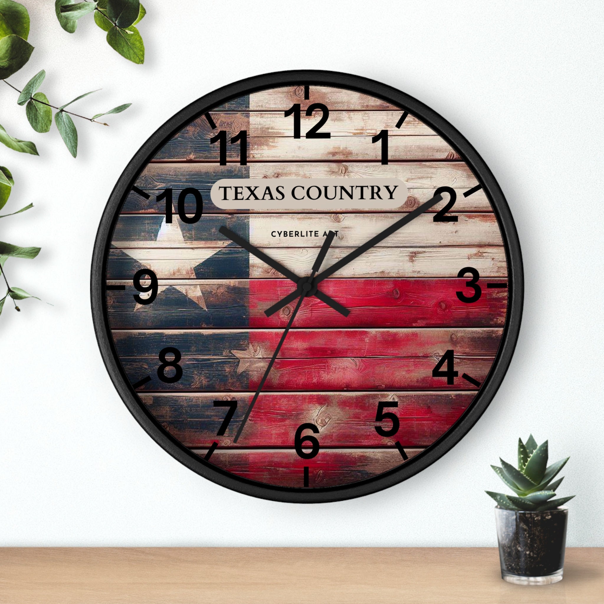 Colorfully Customized Wall Clock Personalize the Hands and Base Colors ...