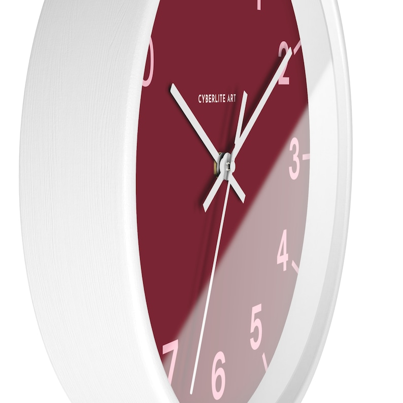 Colorfully Customized Wall Clock Personalize the Hands and Base Colors ...