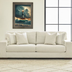 Lighthouse Poster, Stormy Ocean, Stormy Weather, Stormy Sea, Lighthouse ...