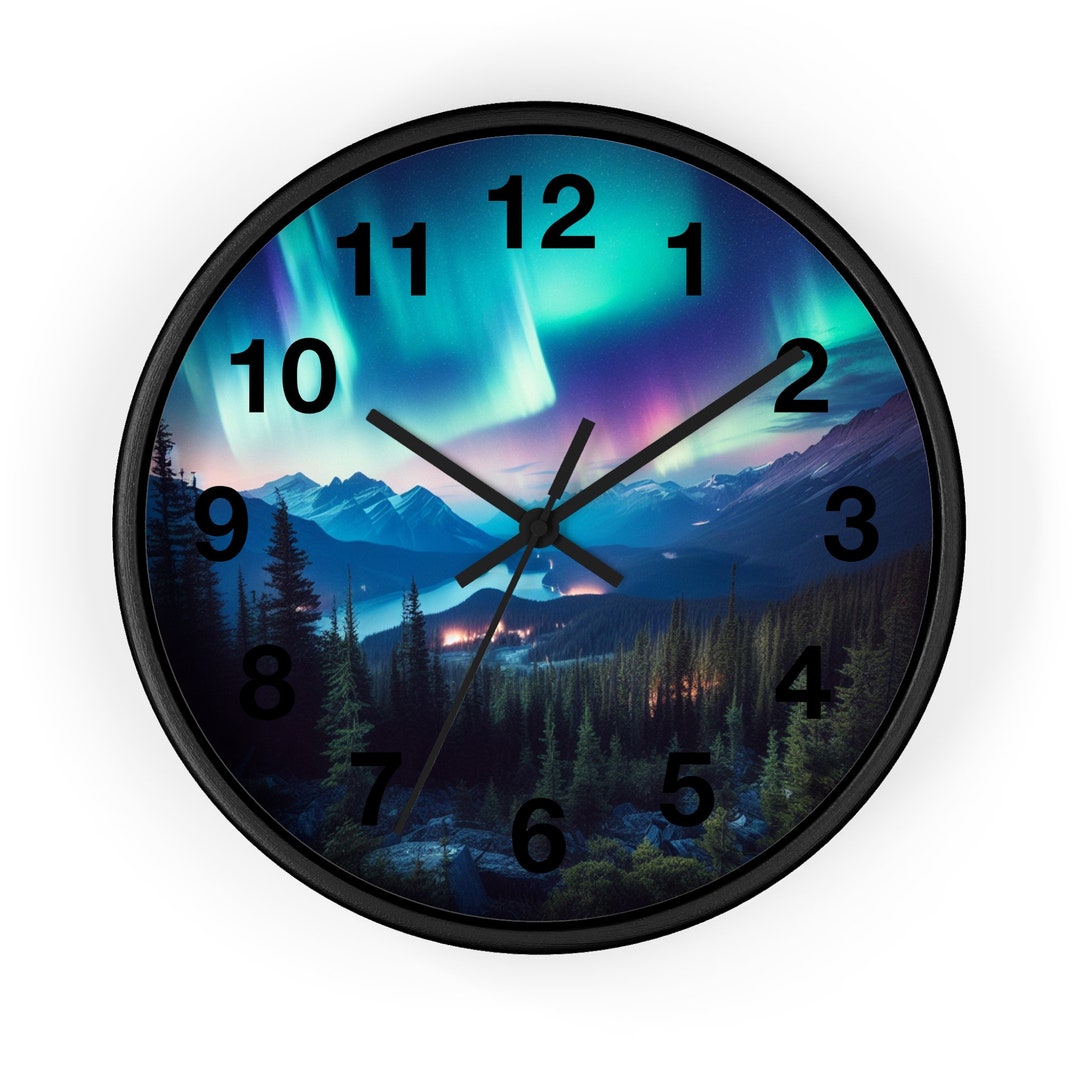 Colorfully Customized Wall Clock - Personalize the Hands and Base ...