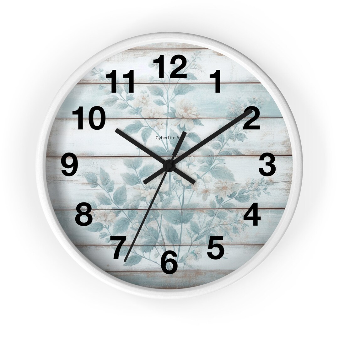 Colorfully Customized Wall Clock Personalize the Hands and Base Colors ...