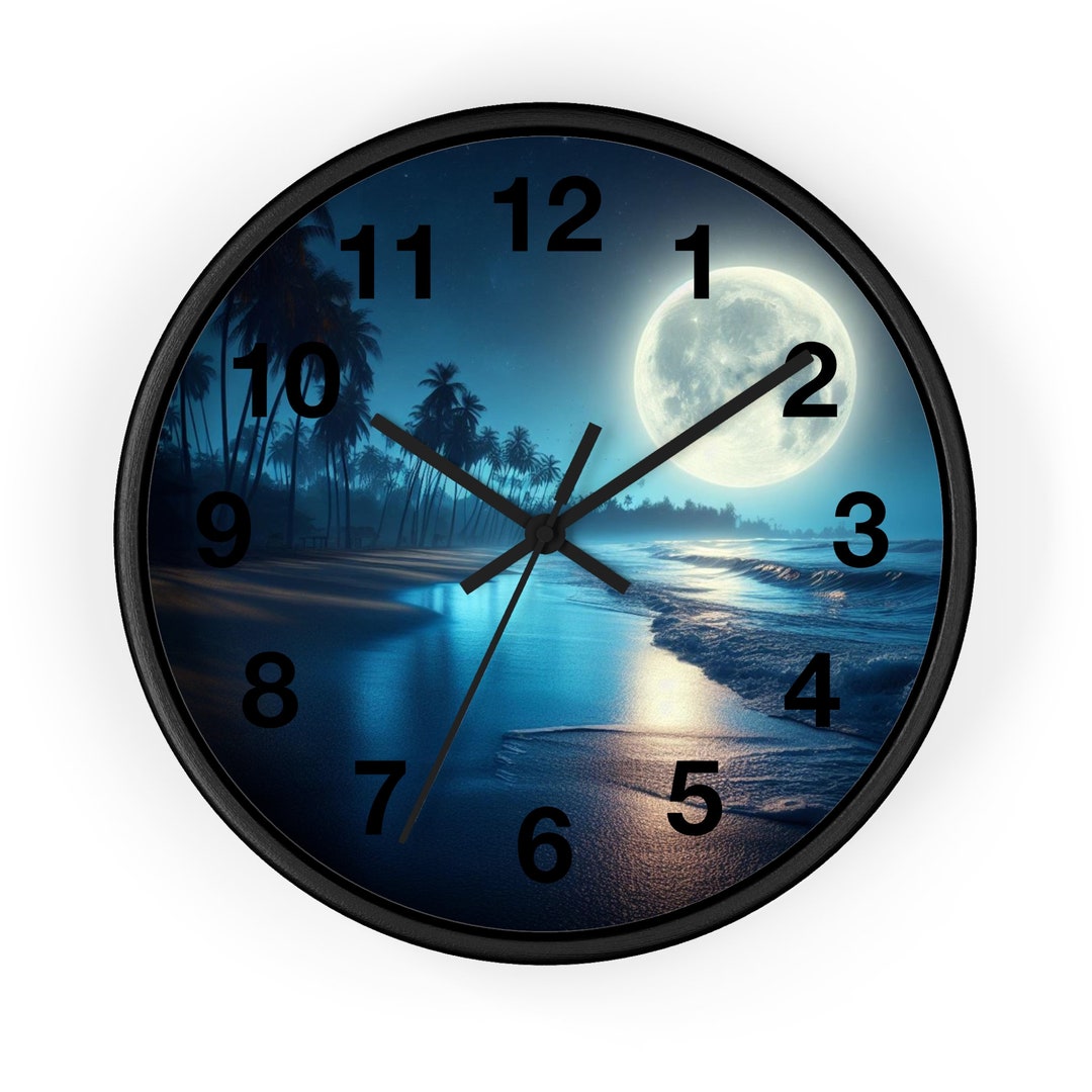 Colorfully Customized Wall Clock Personalize the Hands and Base Colors ...