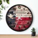Colorfully Customized Wall Clock Personalize the Hands and Base Colors ...