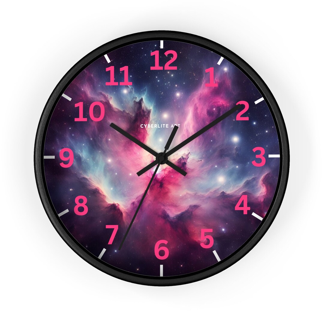 Colorfully Customized Wall Clock - Personalize the Hands and Base ...