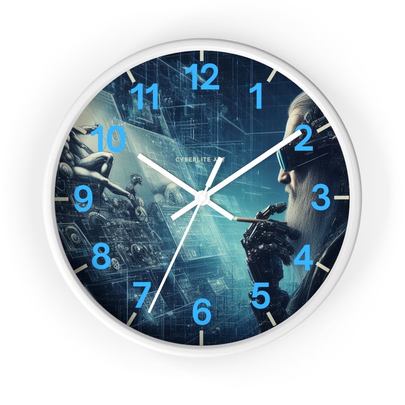 Colorfully Customized Wall Clock Personalize the Hands and Base Colors ...